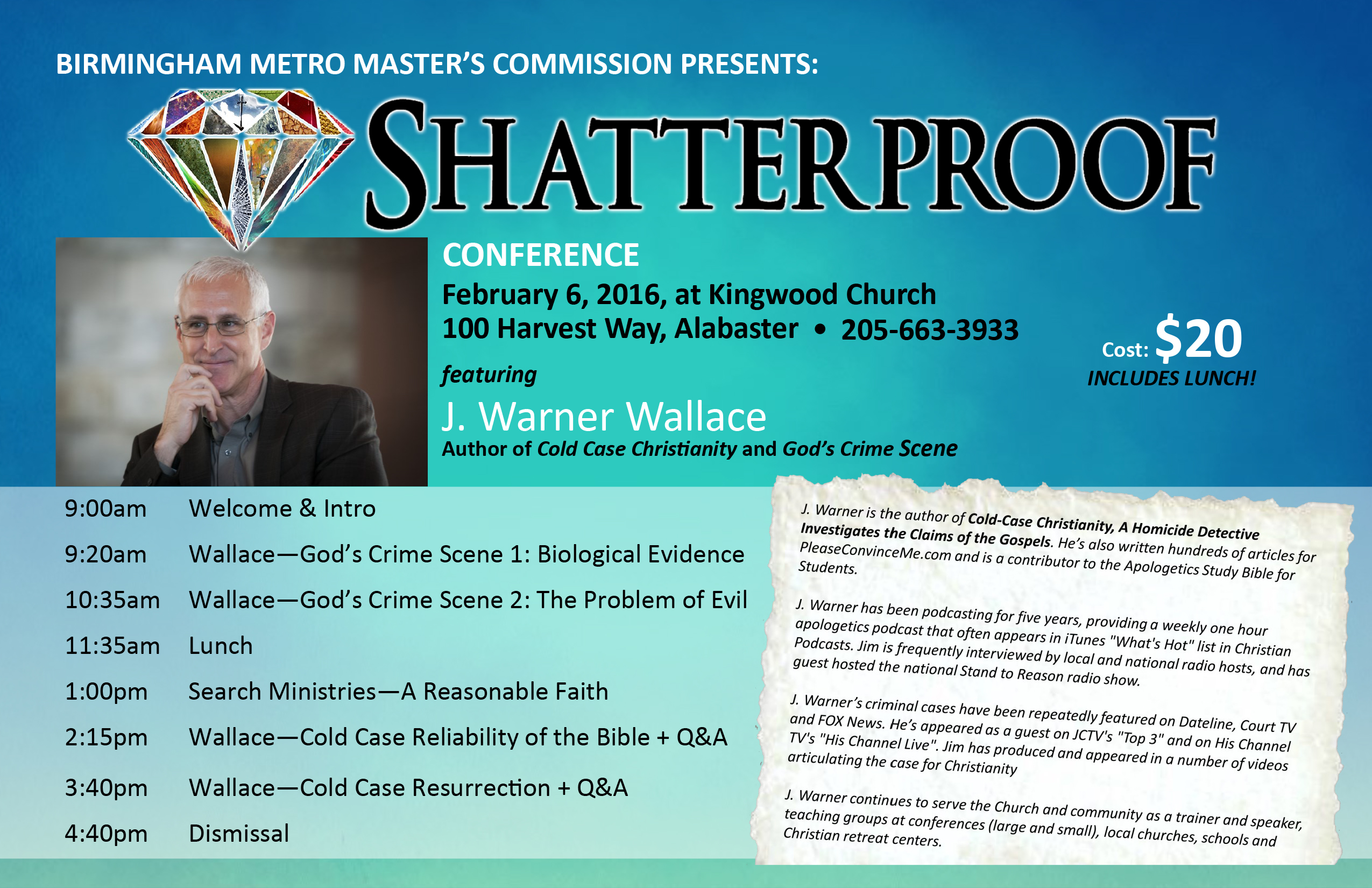Shatterproof Conference – Kingwood Church